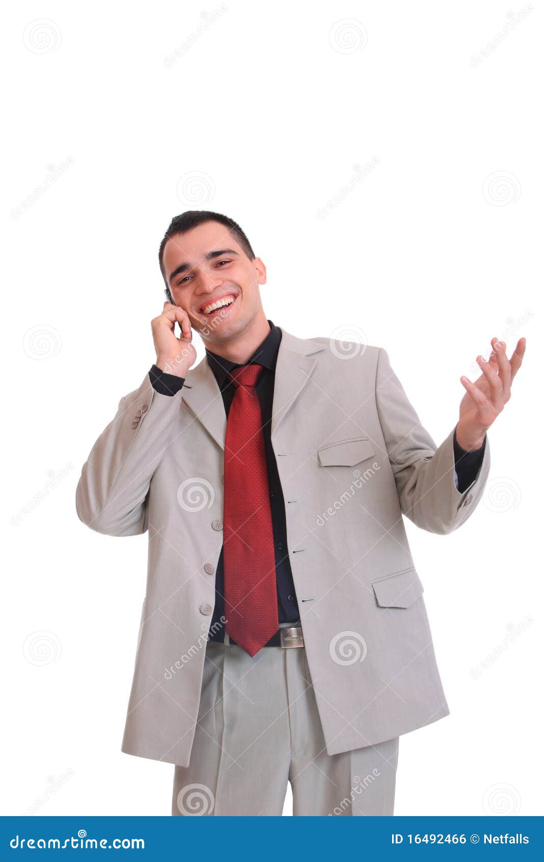 Happy business man stock photo. Image of modern, handsome - 16492466