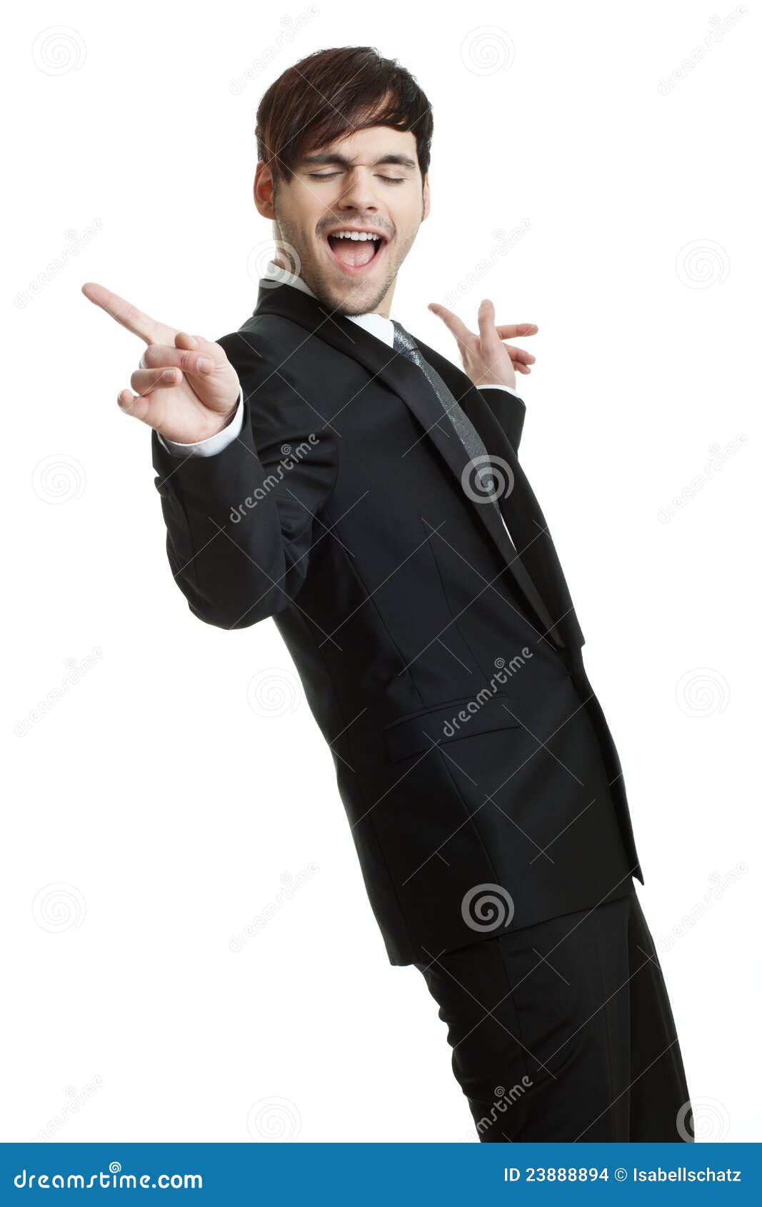 Happy business man stock photo. Image of white, enjoy - 23888894