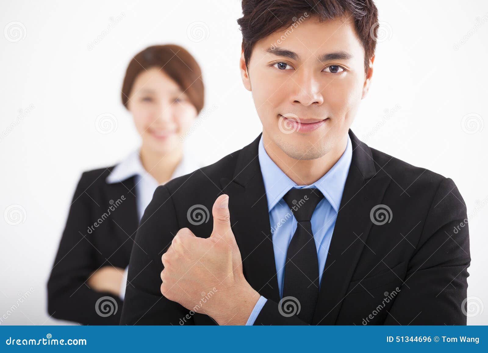 Happy Business Man with Colleagues Stock Photo - Image of partnership ...