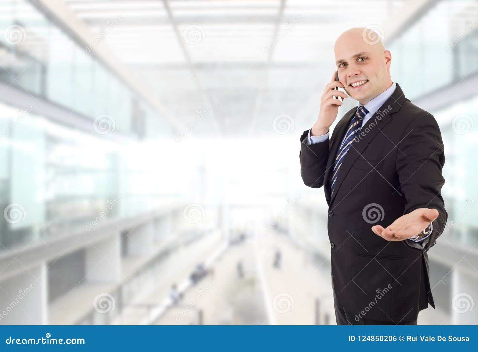 Calling stock photo. Image of phone, positive, executive - 124850206