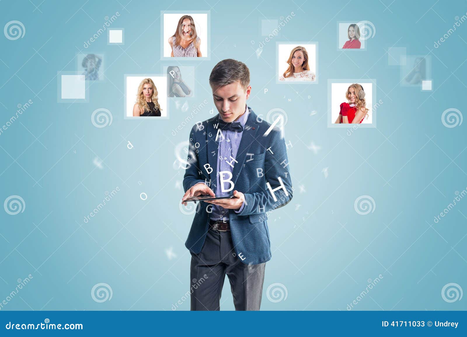 Happy Business Man Receiving and Sending Message Stock Image - Image of ... Happy Business Man Receiving and Sending Message Stock Image - Image of ...