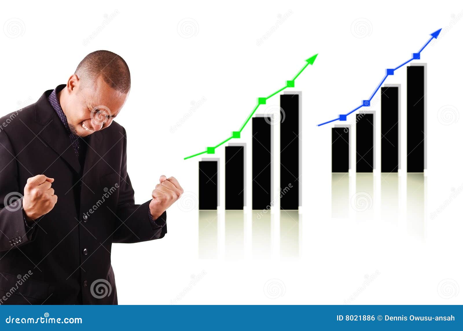 Rising Bar Graphs Stock Photography | CartoonDealer.com #24200552