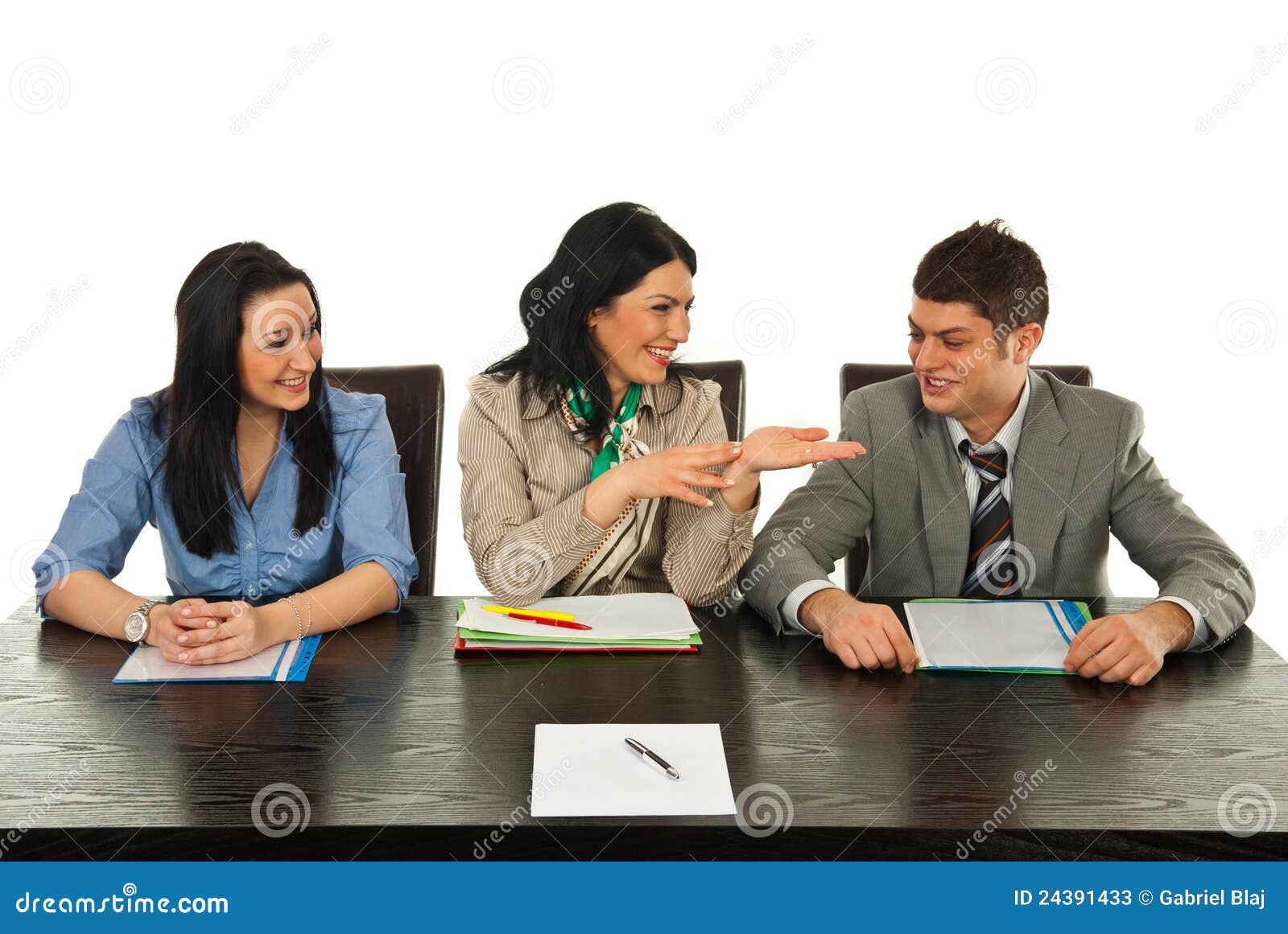 Happy Business People Communication Stock Image - Image of hold ...