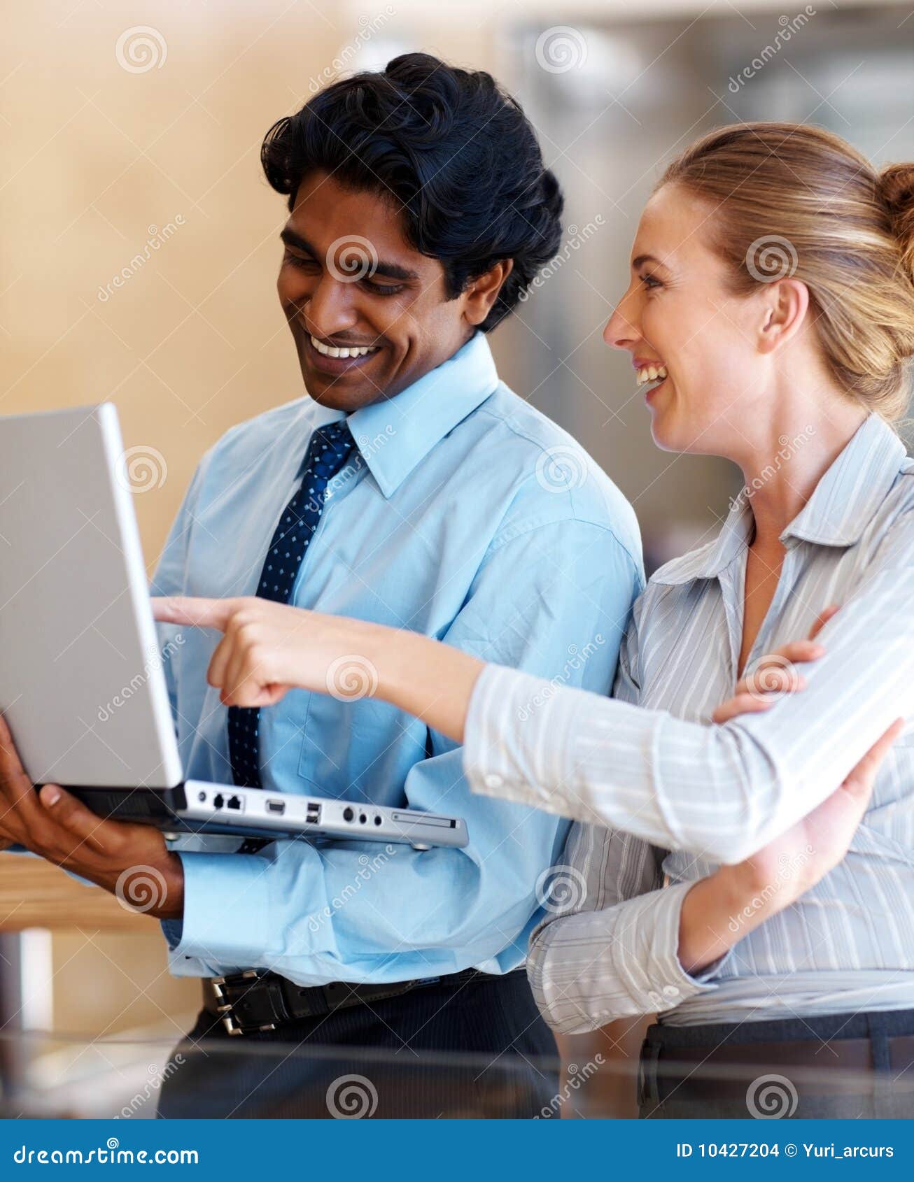 Happy Business People at Office Stock Photo - Image of corporate ...