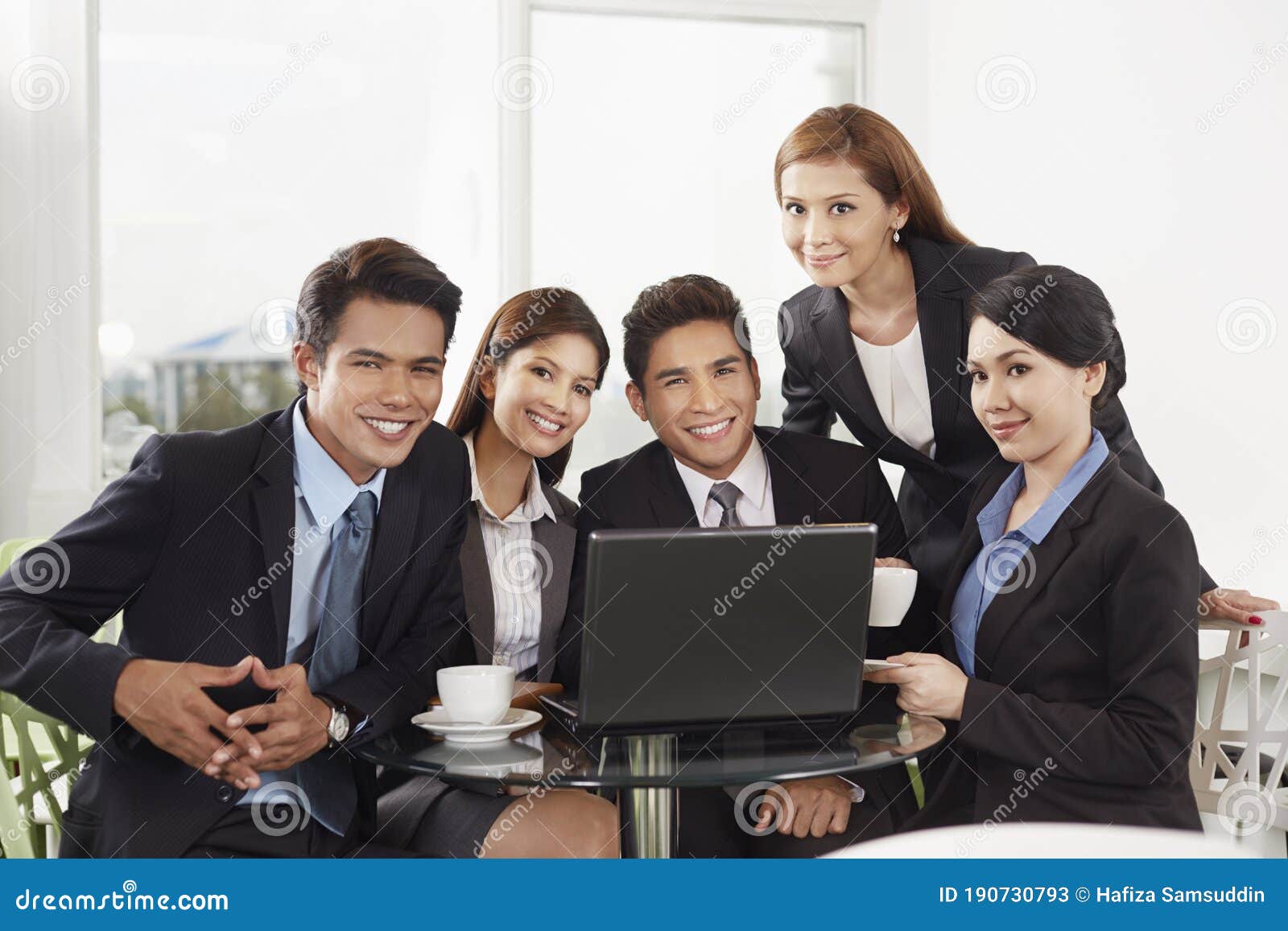 Happy Business People Smiling at the Camera. Conceptual Image Stock ...