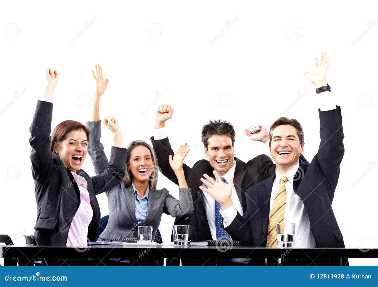 Happy business people team stock photo. Image of coworker - 12811928