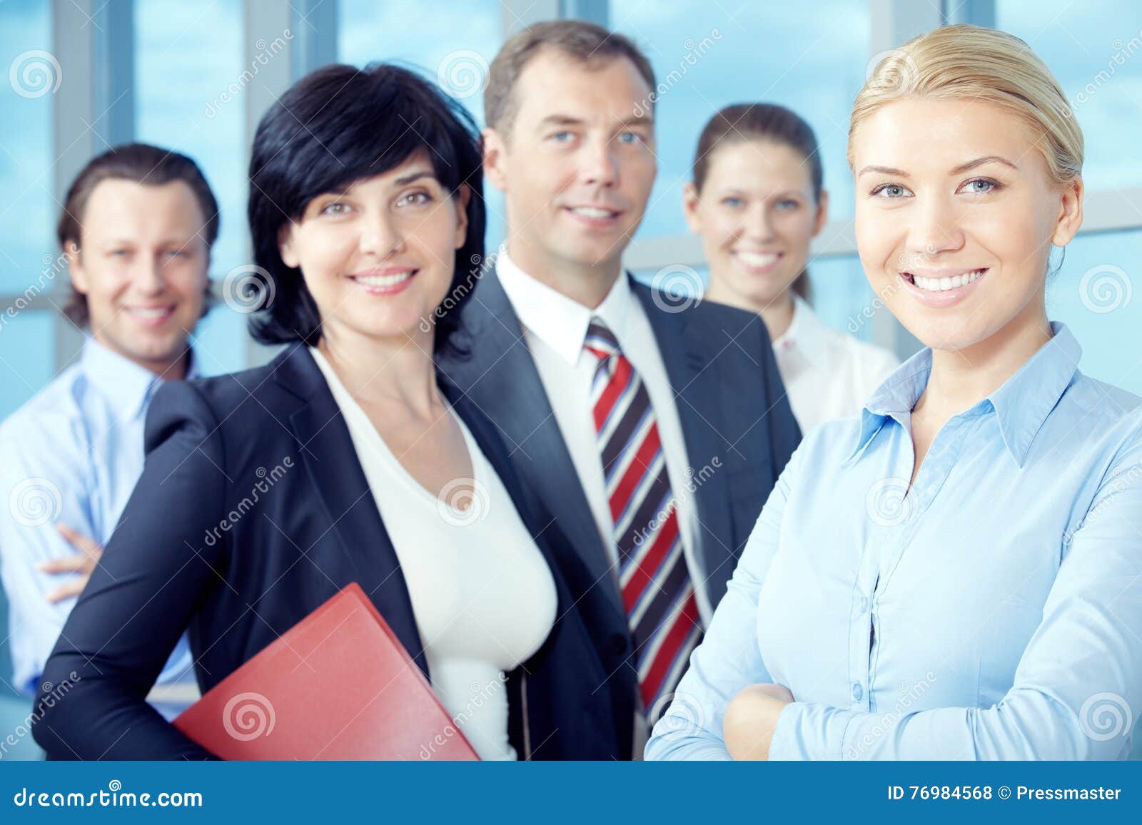 Happy business team stock photo. Image of businesswoman - 76984568