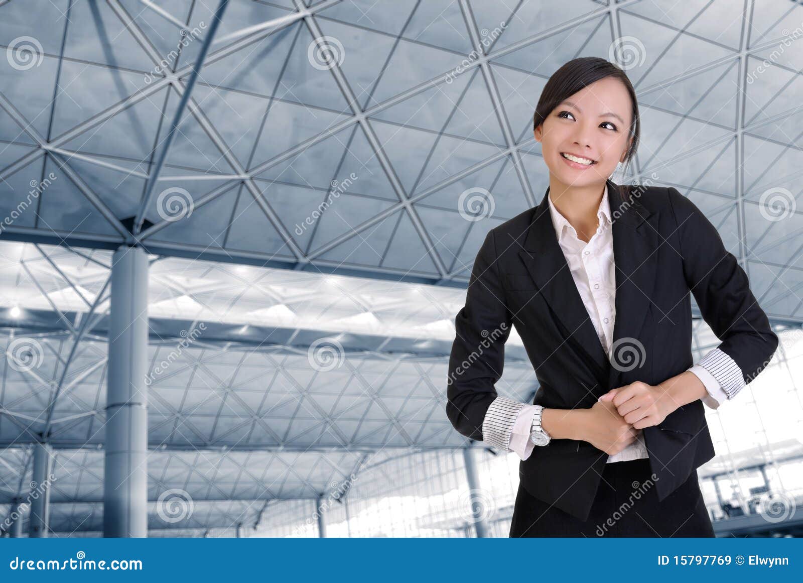 Happy business woman stock image. Image of delight, happiness - 15797769