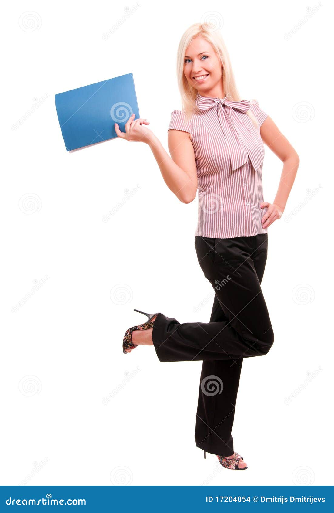 Happy Business Woman Holding Reports Stock Photo - Image of happy ... Happy Business Woman Holding Reports Stock Photo - Image of happy ...