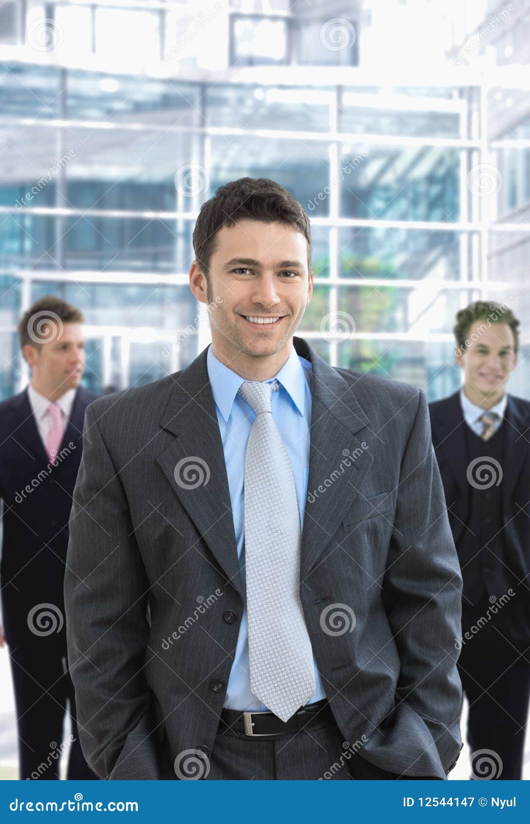 Happy businessman stock image. Image of happiness, employment - 12544147