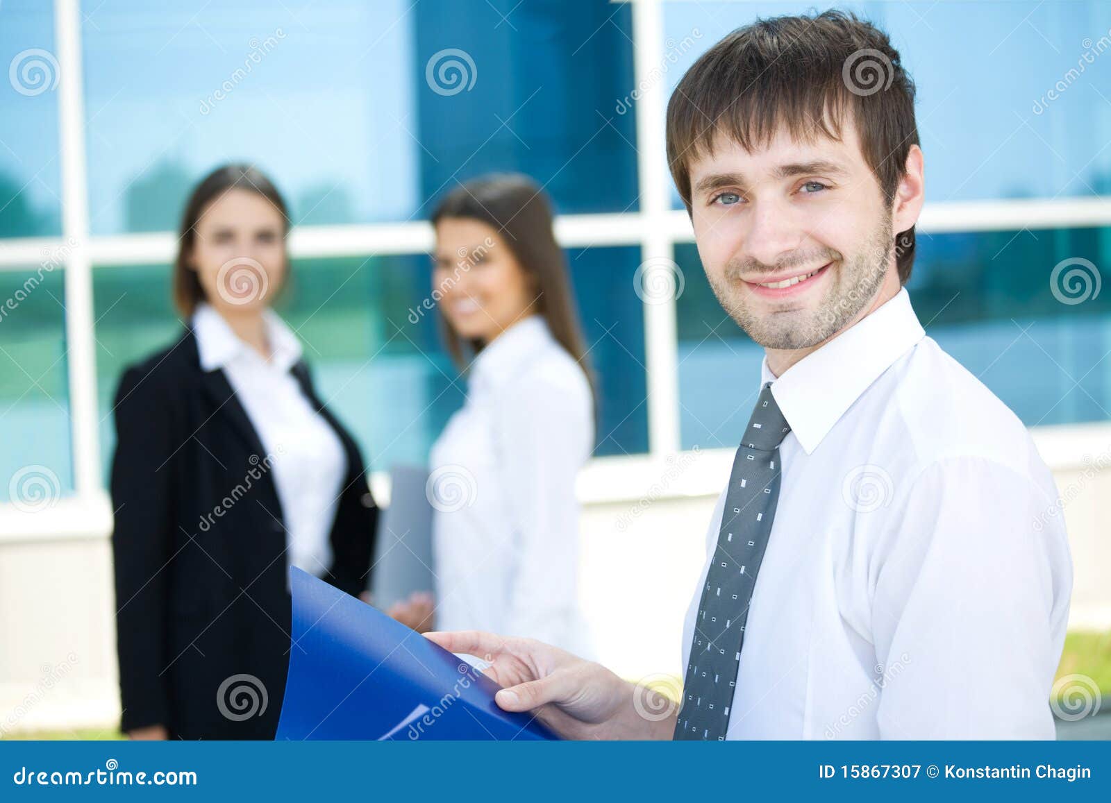 Happy businessman stock image. Image of partners, contemporary - 15867307