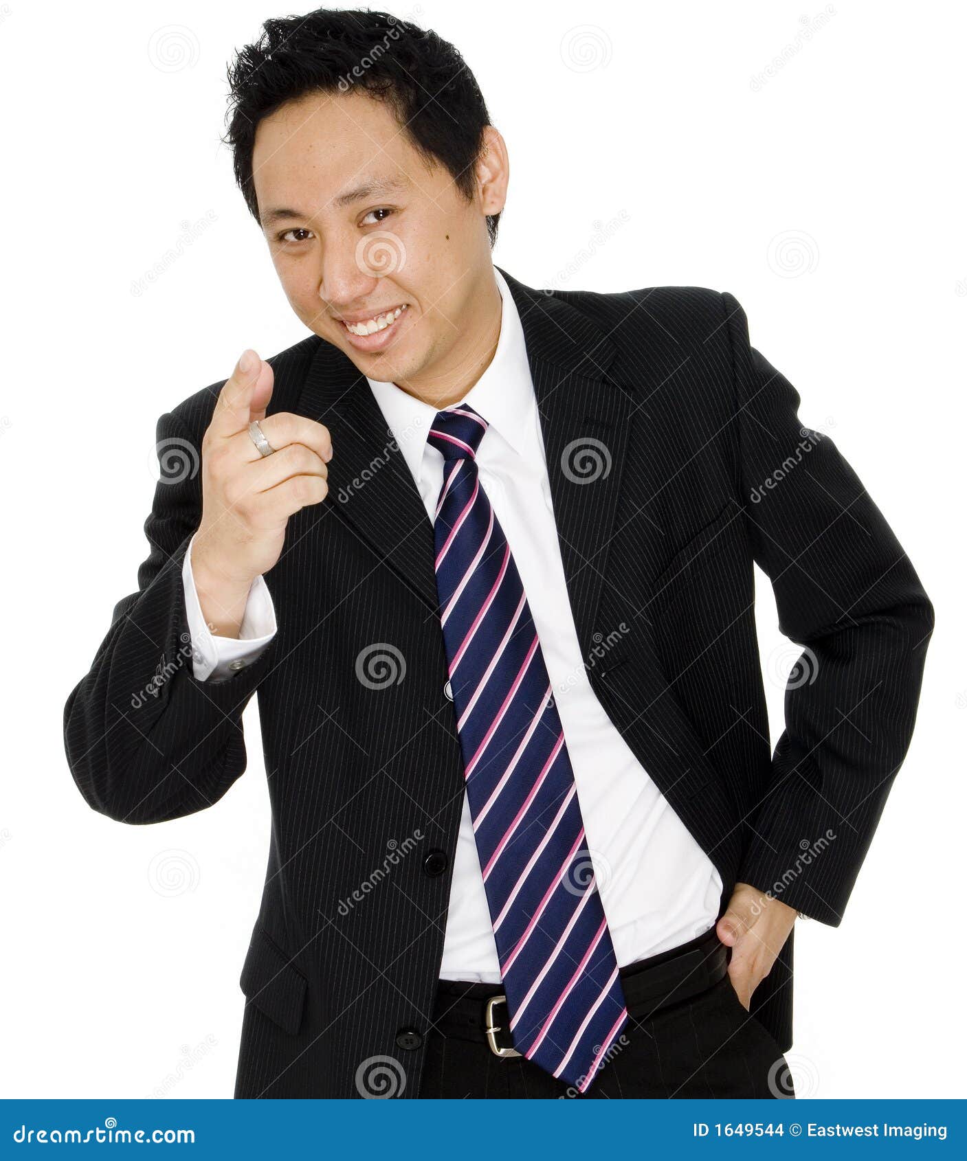 Happy Businessman stock photo. Image of studio, confidence - 1649544