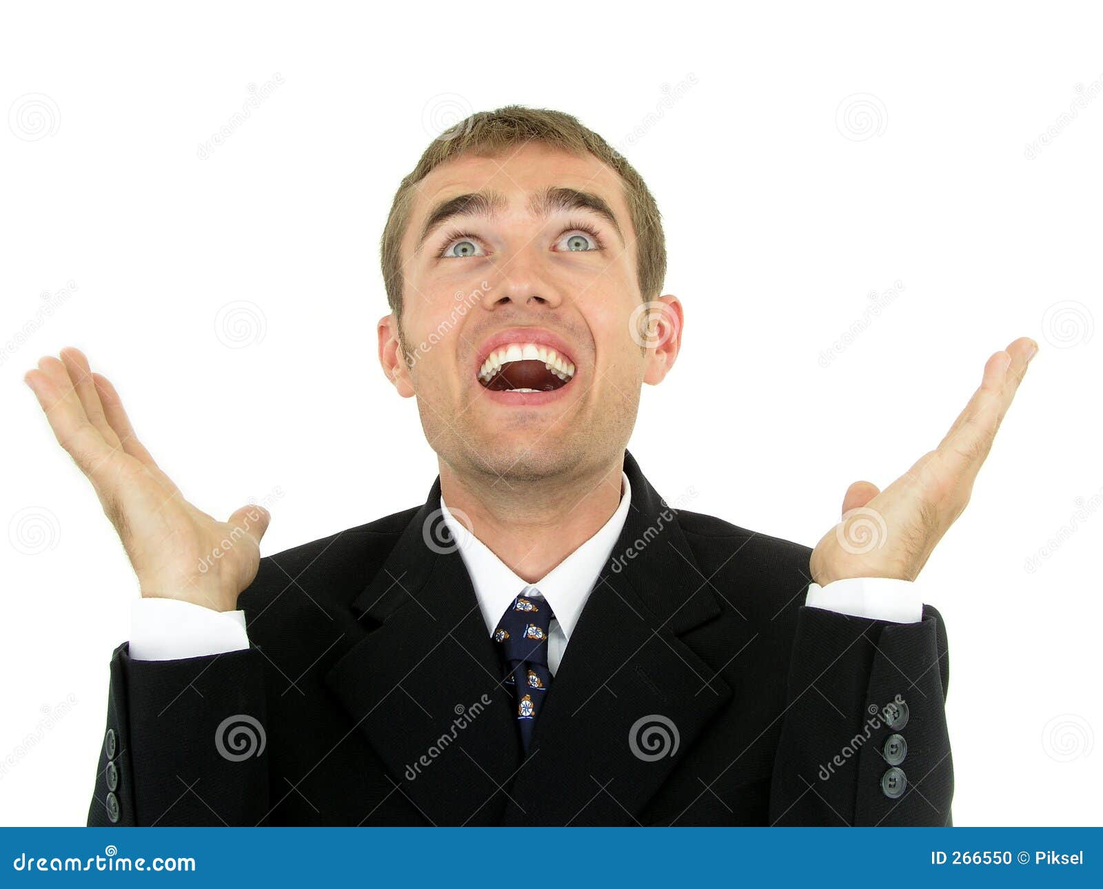 Happy businessman stock photo. Image of satisfaction, people - 266550