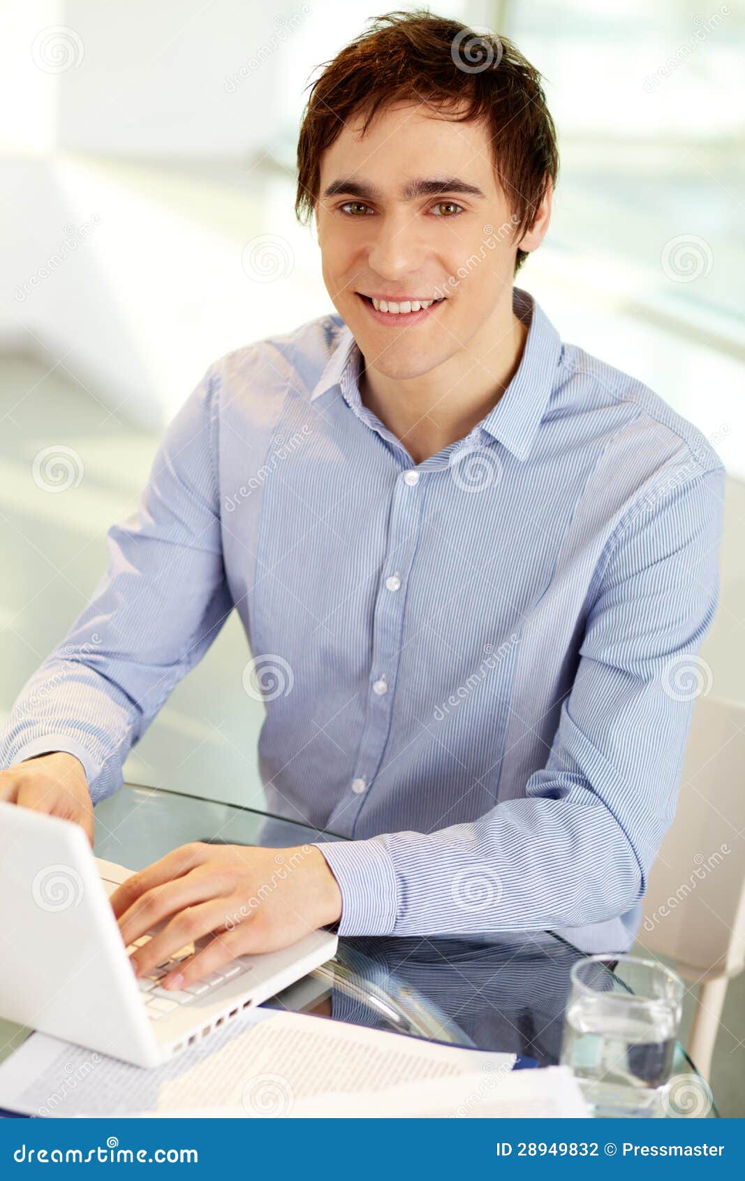 Happy businessman stock photo. Image of businessman, employment - 28949832