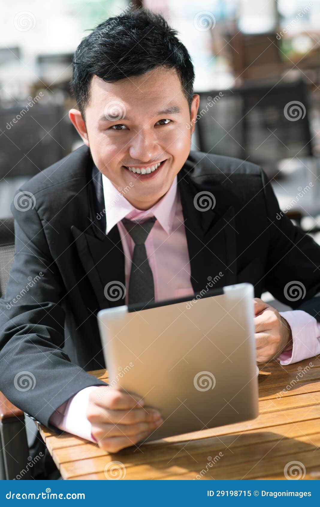 Happy businessman stock image. Image of portrait, close - 29198715