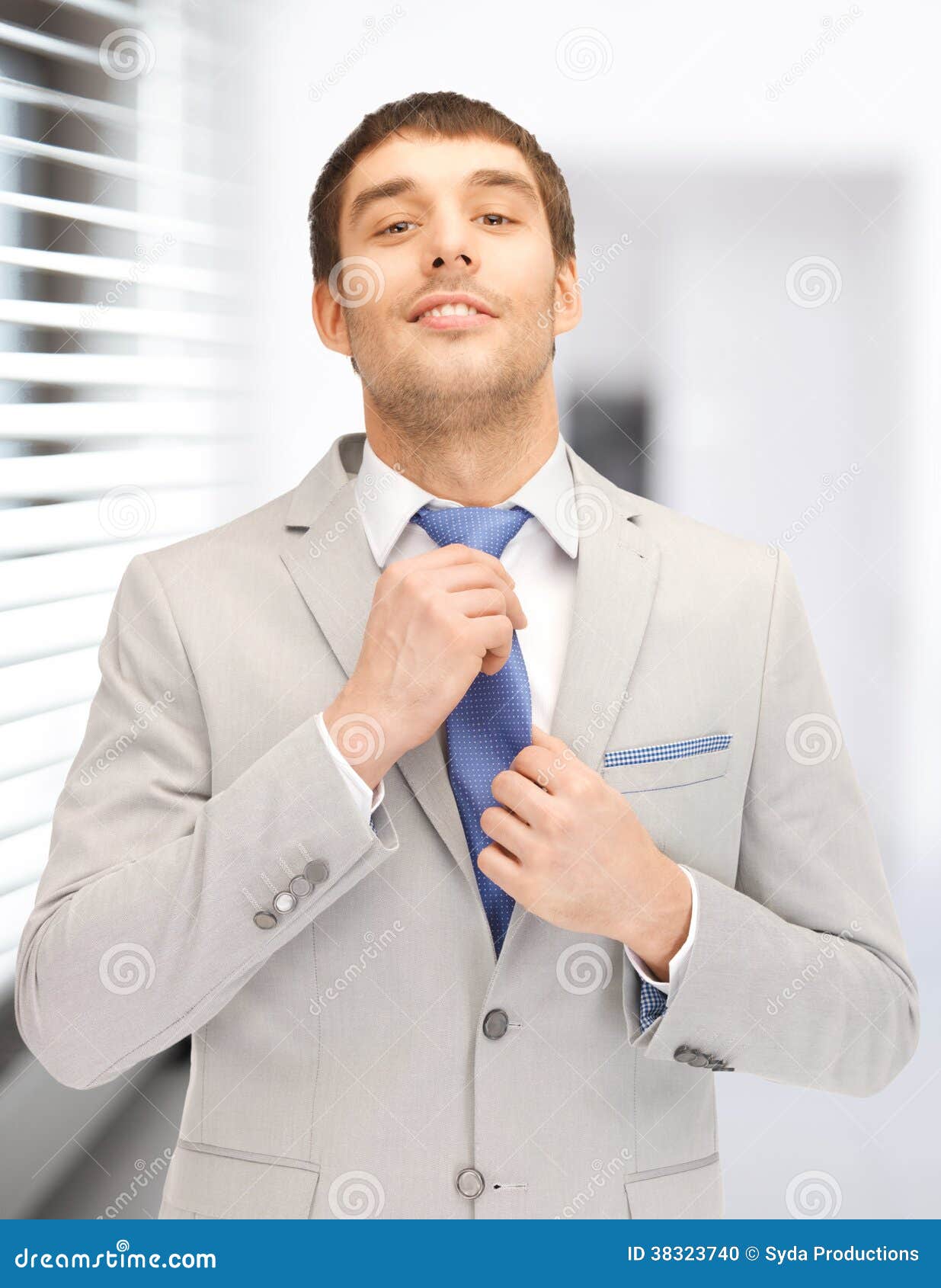 Happy businessman stock photo. Image of contemporary - 38323740