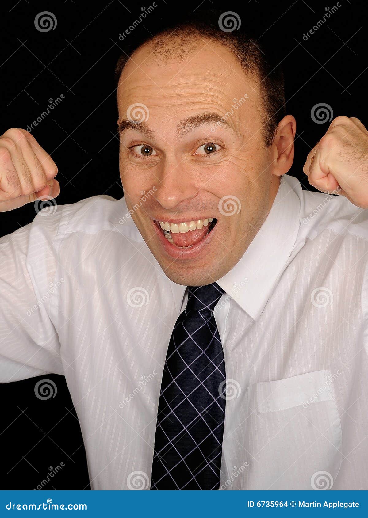 Happy Businessman stock photo. Image of thrilled, expression - 6735964
