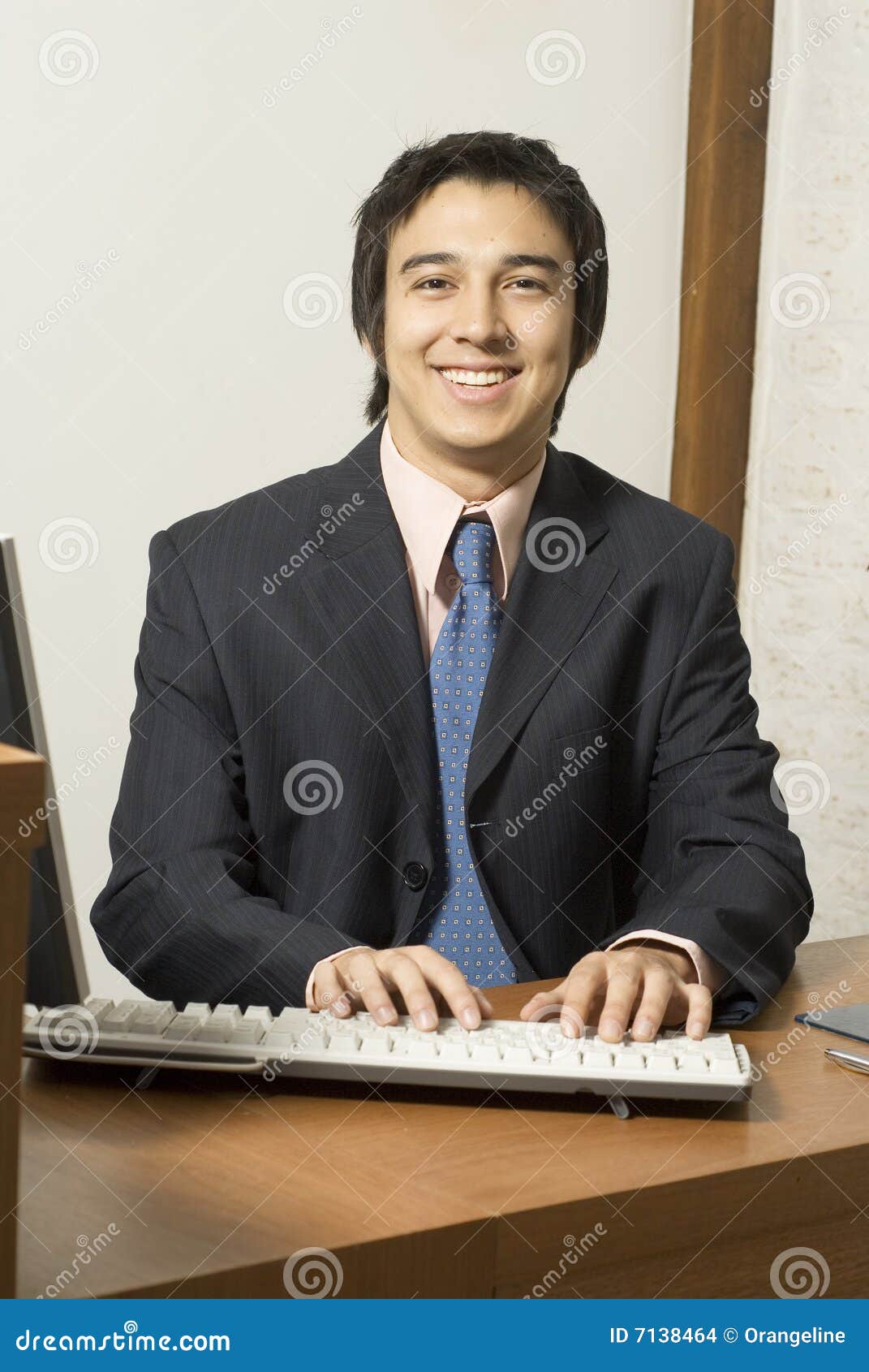 Happy Businessman stock photo. Image of person, executive - 7138464