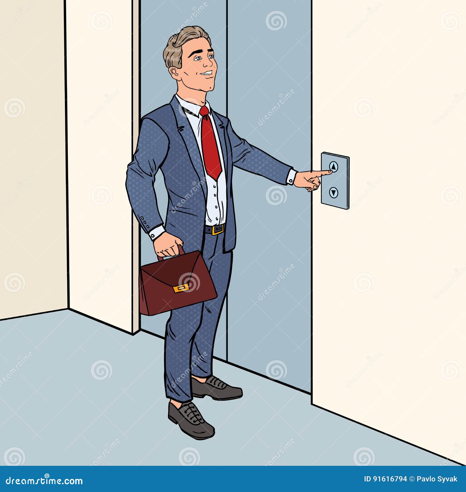 Elevator Button Panel Showing Up And Down Arrows Vector Illustration ...