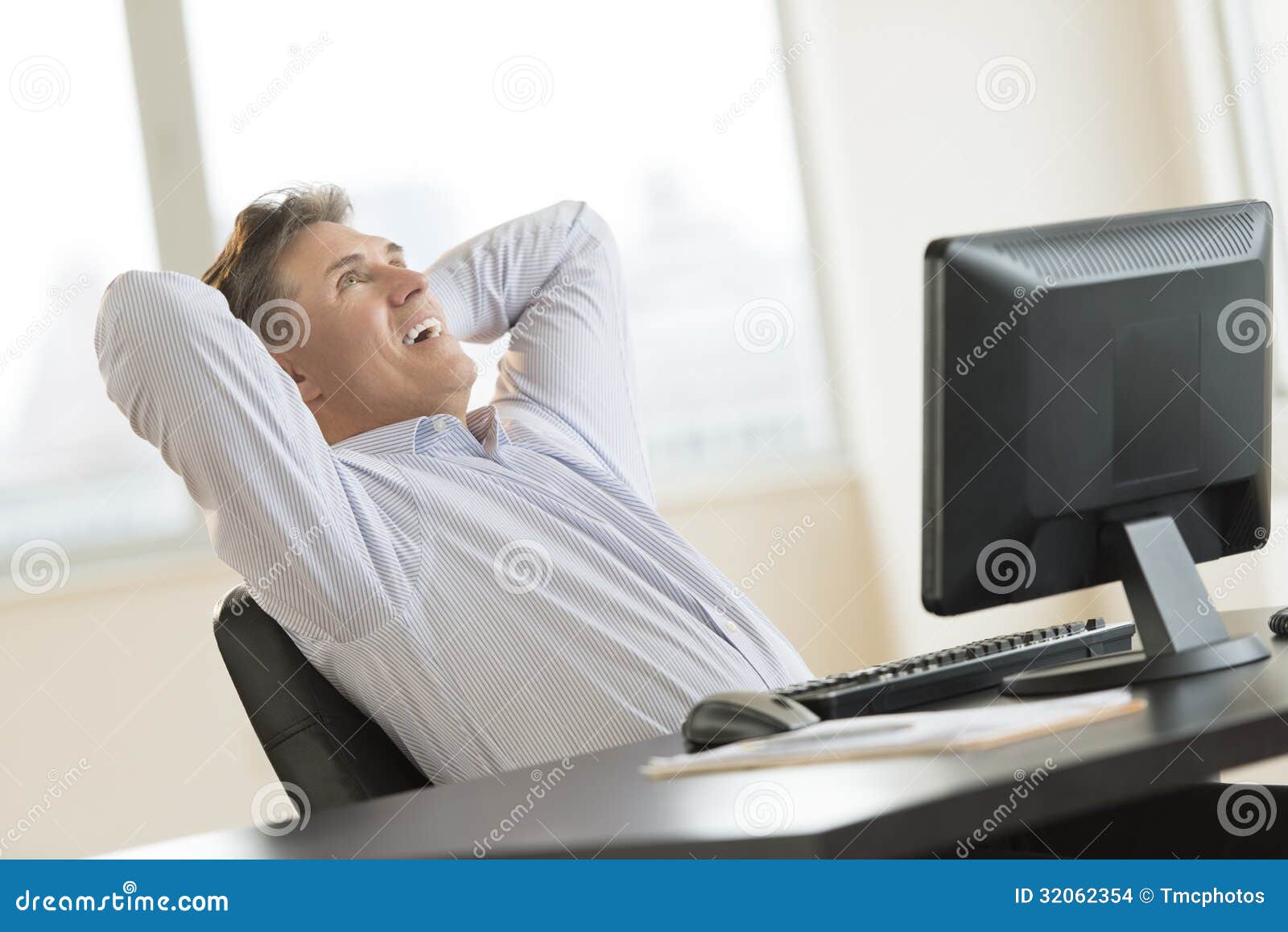 3,594 Happy Person Behind Desk Stock Photos - Free & Royalty-Free Stock ...