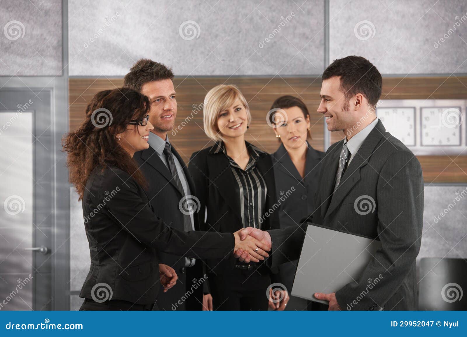 Businessman Introducing Himself Stock Image - Image of american ...