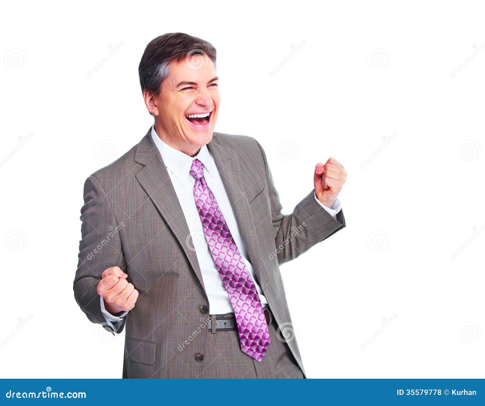 Happy businessman. stock photo. Image of emotions, adviser - 35579778