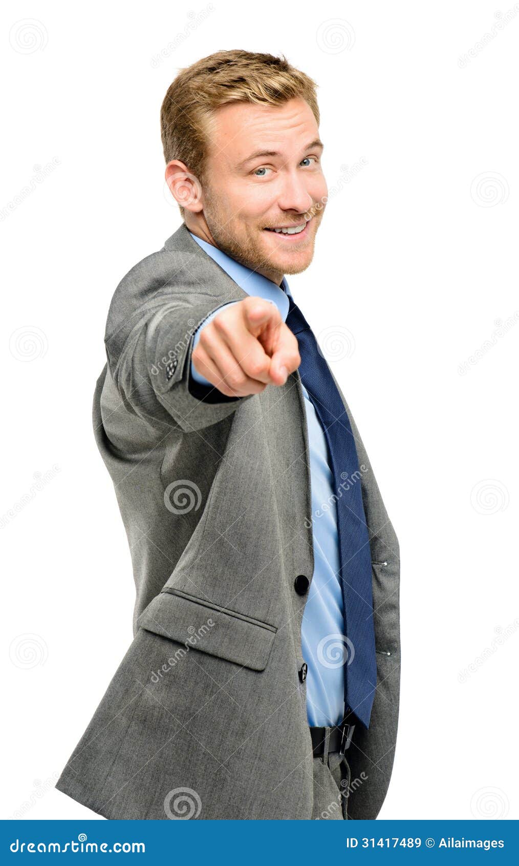 Happy Businessman Pointing on White Background Stock Image - Image of ... Happy Businessman Pointing on White Background Stock Image - Image of ...