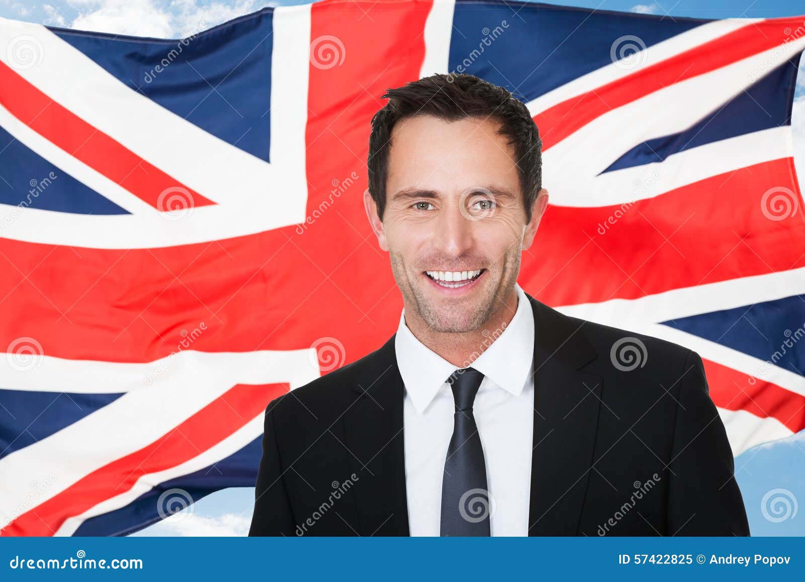 Happy Businessman stock image. Image of immigration, caucasian - 57422825