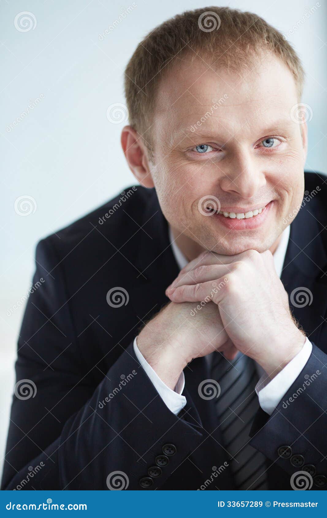 Happy businessman stock image. Image of happy, looking - 33657289