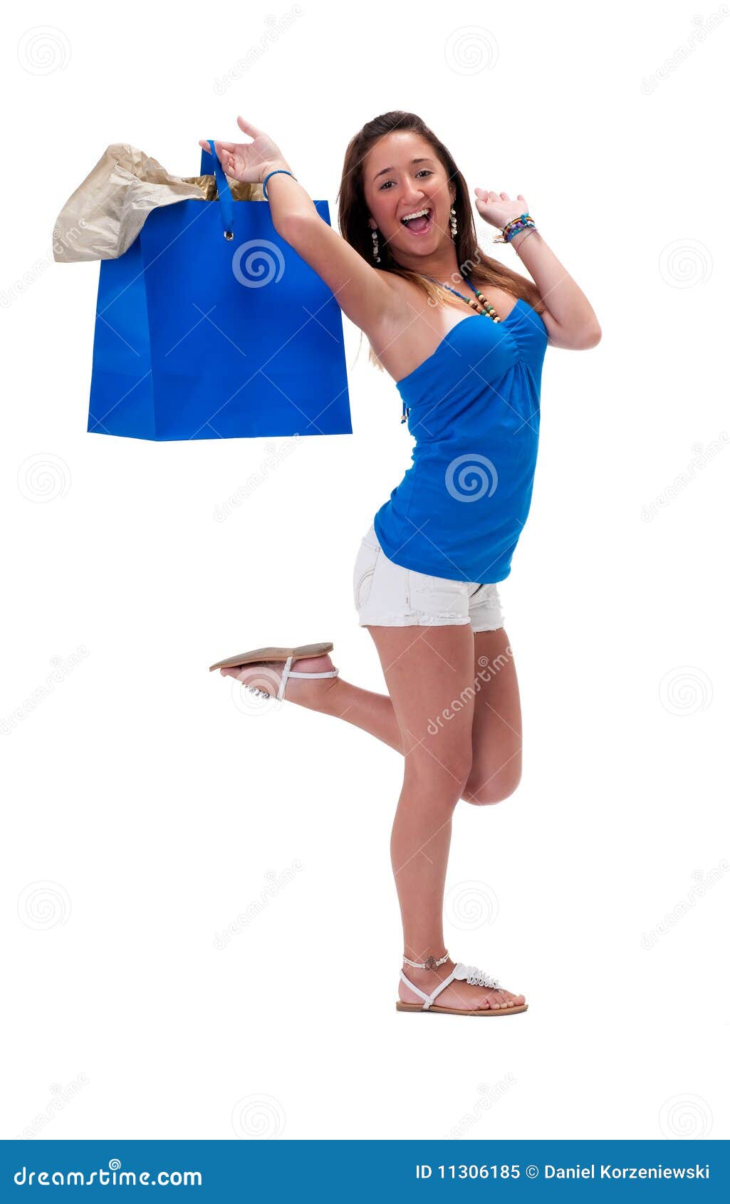 Happy buyer stock image. Image of casual, bags, consumer - 11306185