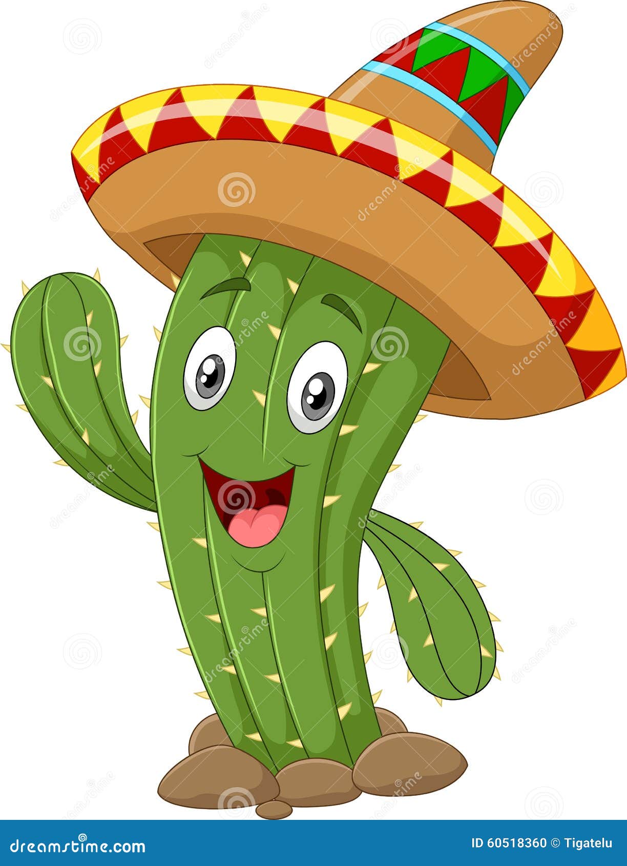 Happy Cactus Portrait In Pot With Soft Gradients By Arnoldo Pomodoro ...