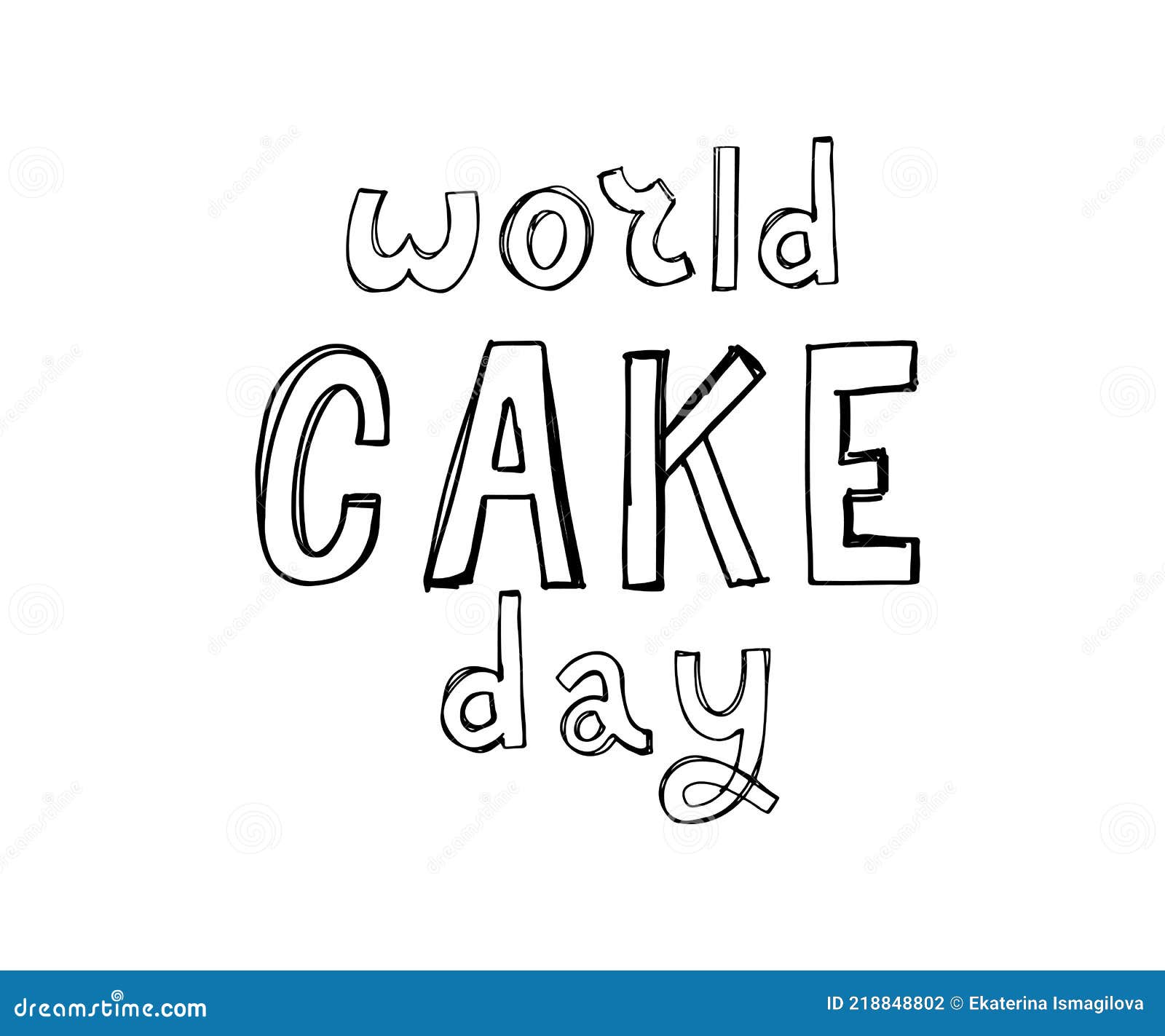 Happy Cake Day Celebration Confectionary Abstract Sign, Symbol Or Label ...