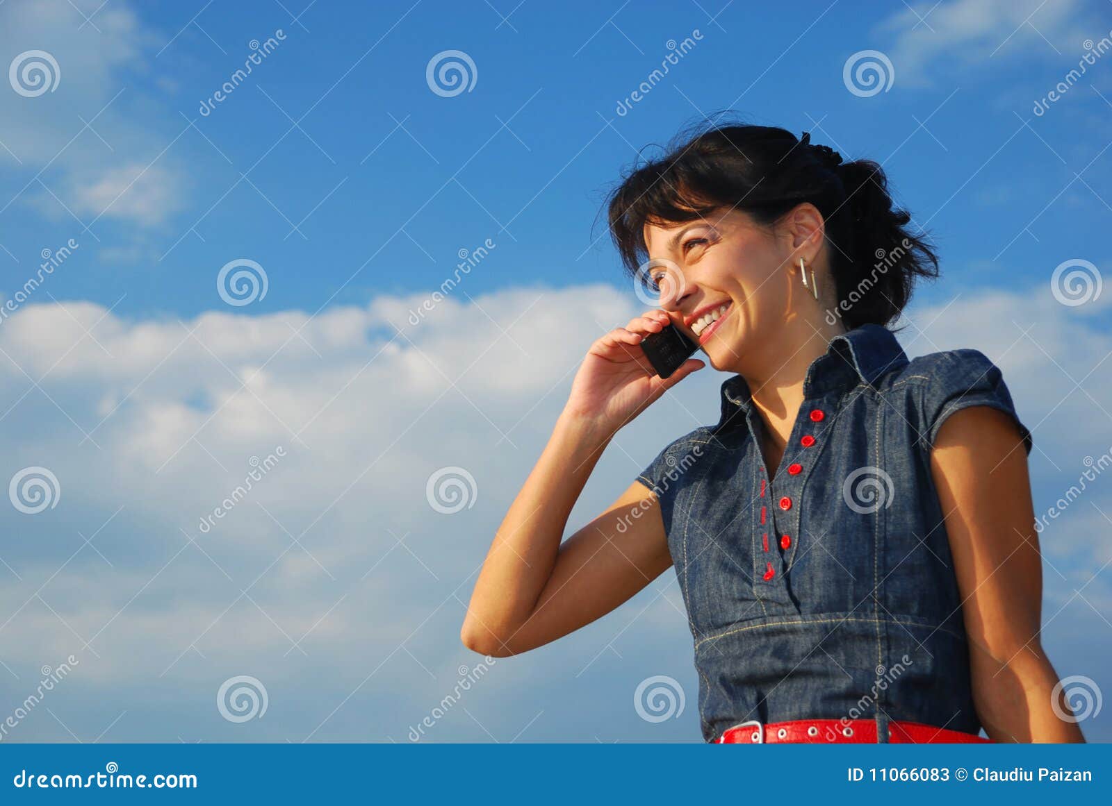 Happy call stock image. Image of expressions, attractive - 11066083