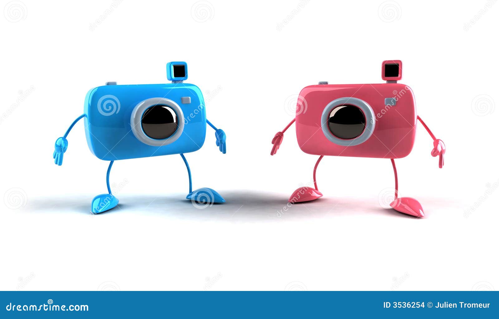 Happy cameras stock illustration. Illustration of photographer - 3536254