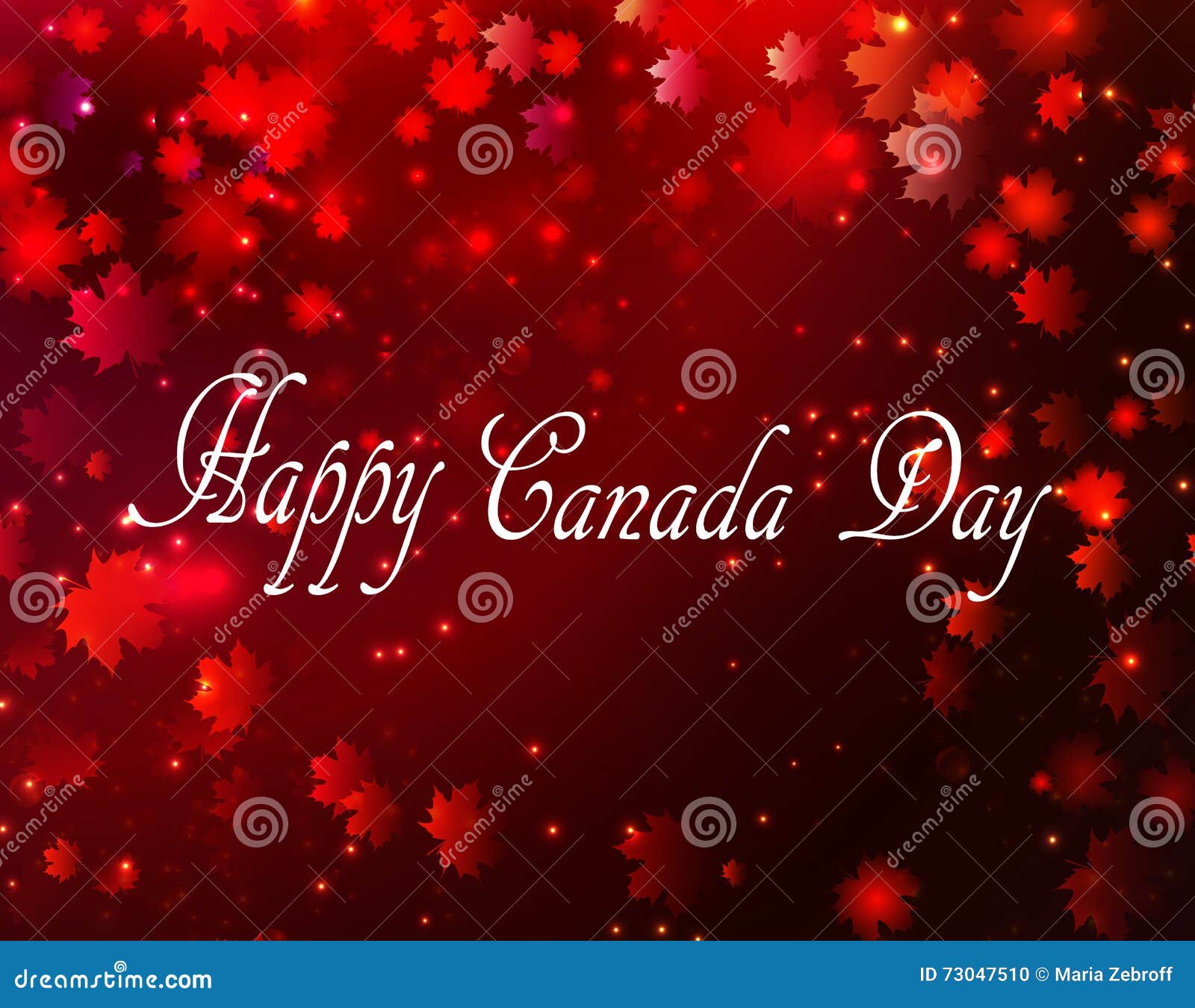 Happy Canada Day Background Stock Vector - Illustration of canada ...