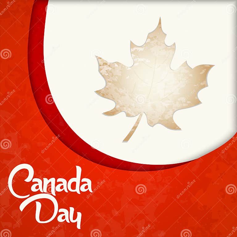 Happy Canada Day stock illustration. Illustration of greeting - 70846347