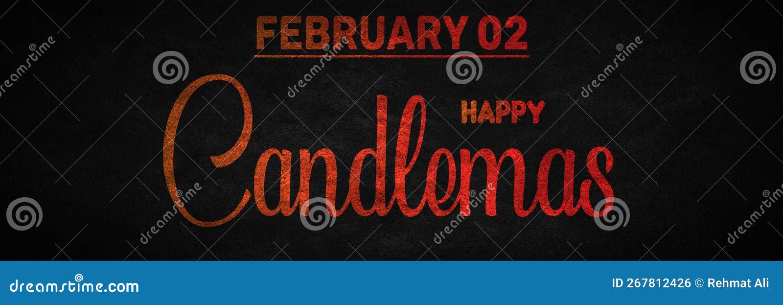 Happy Candlemas, February 02. Calendar of February Text Effect, Design ...