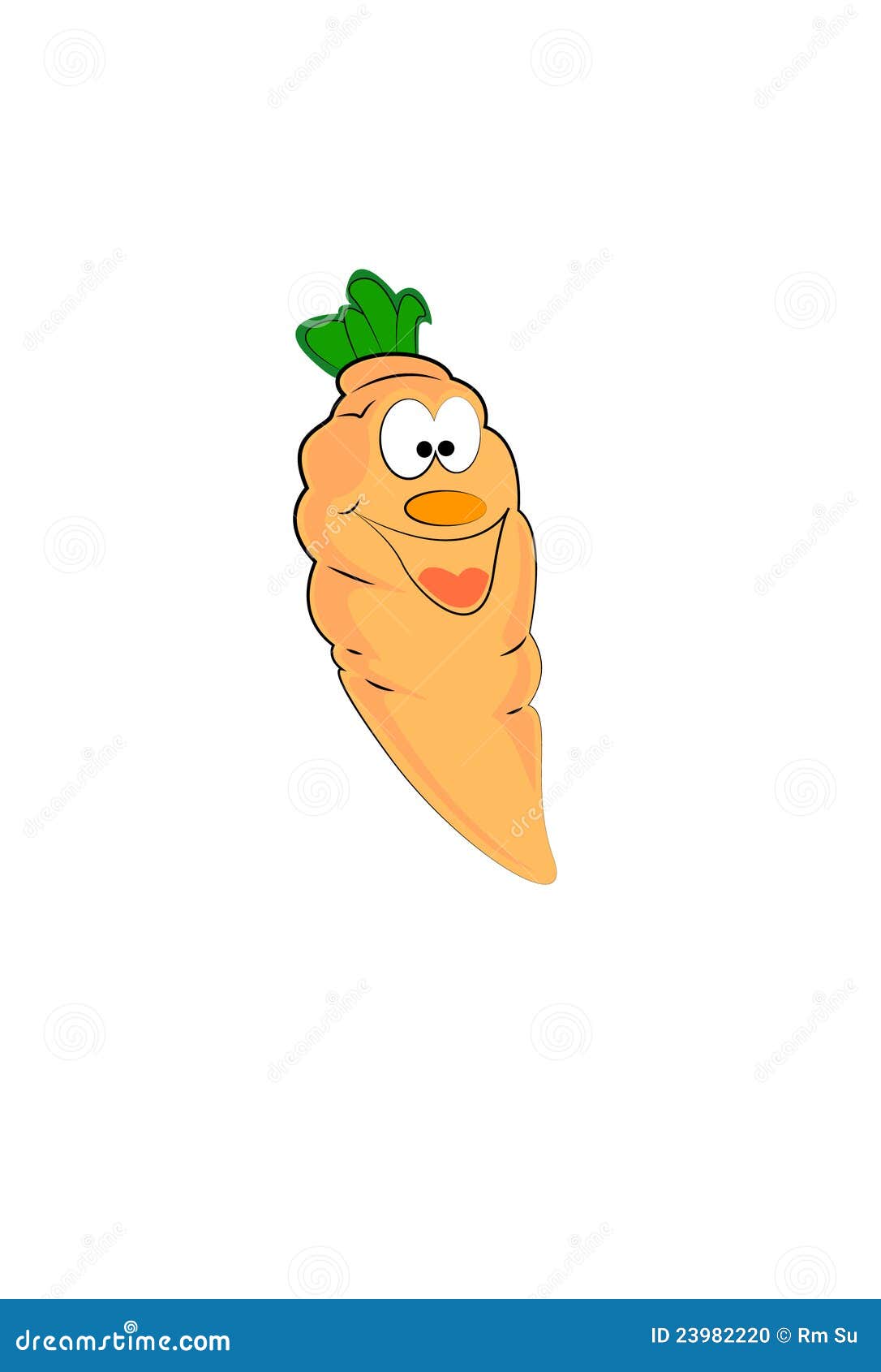 Happy carrot stock illustration. Illustration of cooking - 23982220