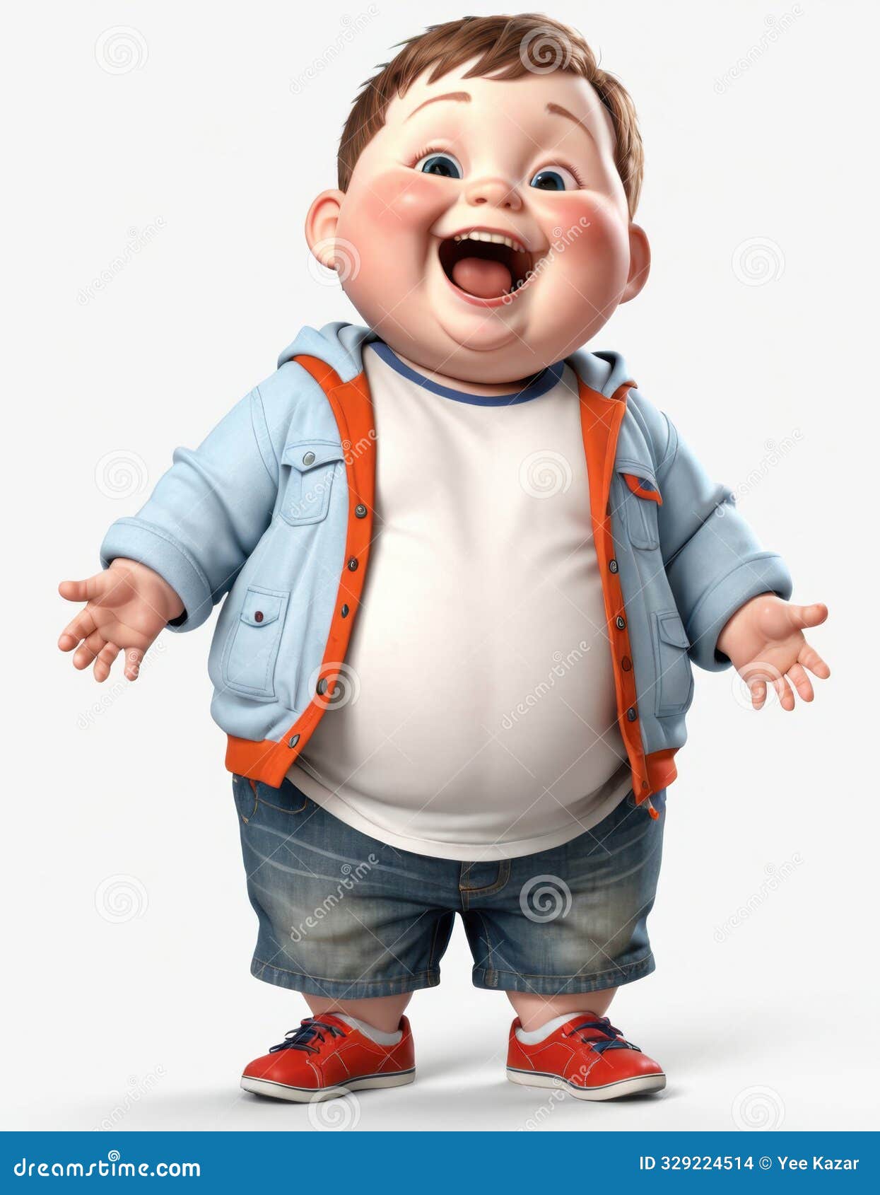 Happy Cartoon the Boy S Clothes Resemble that of a Web Developer Stock ...