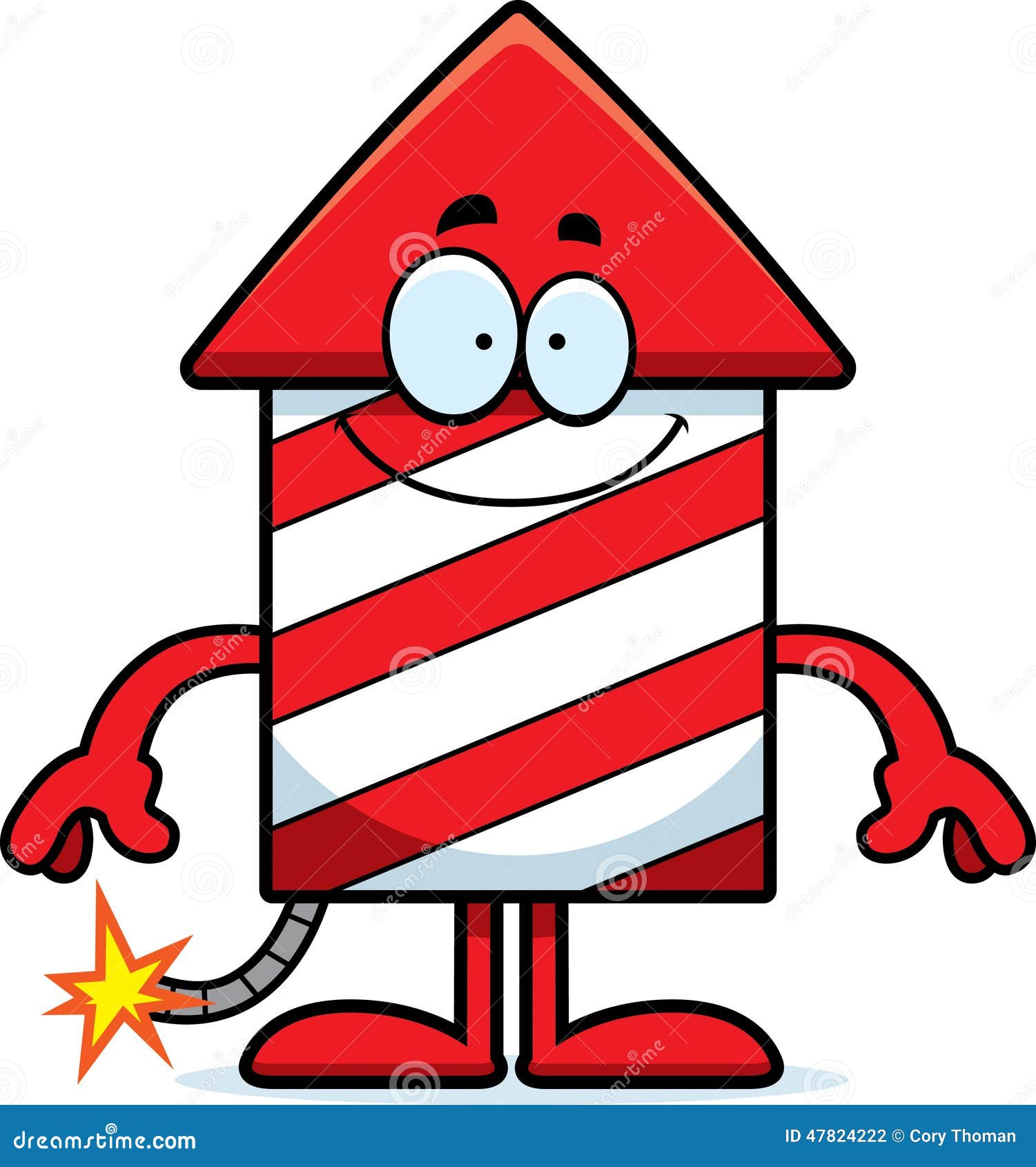 Happy Cartoon Firework stock vector. Illustration of bottle - 47824222