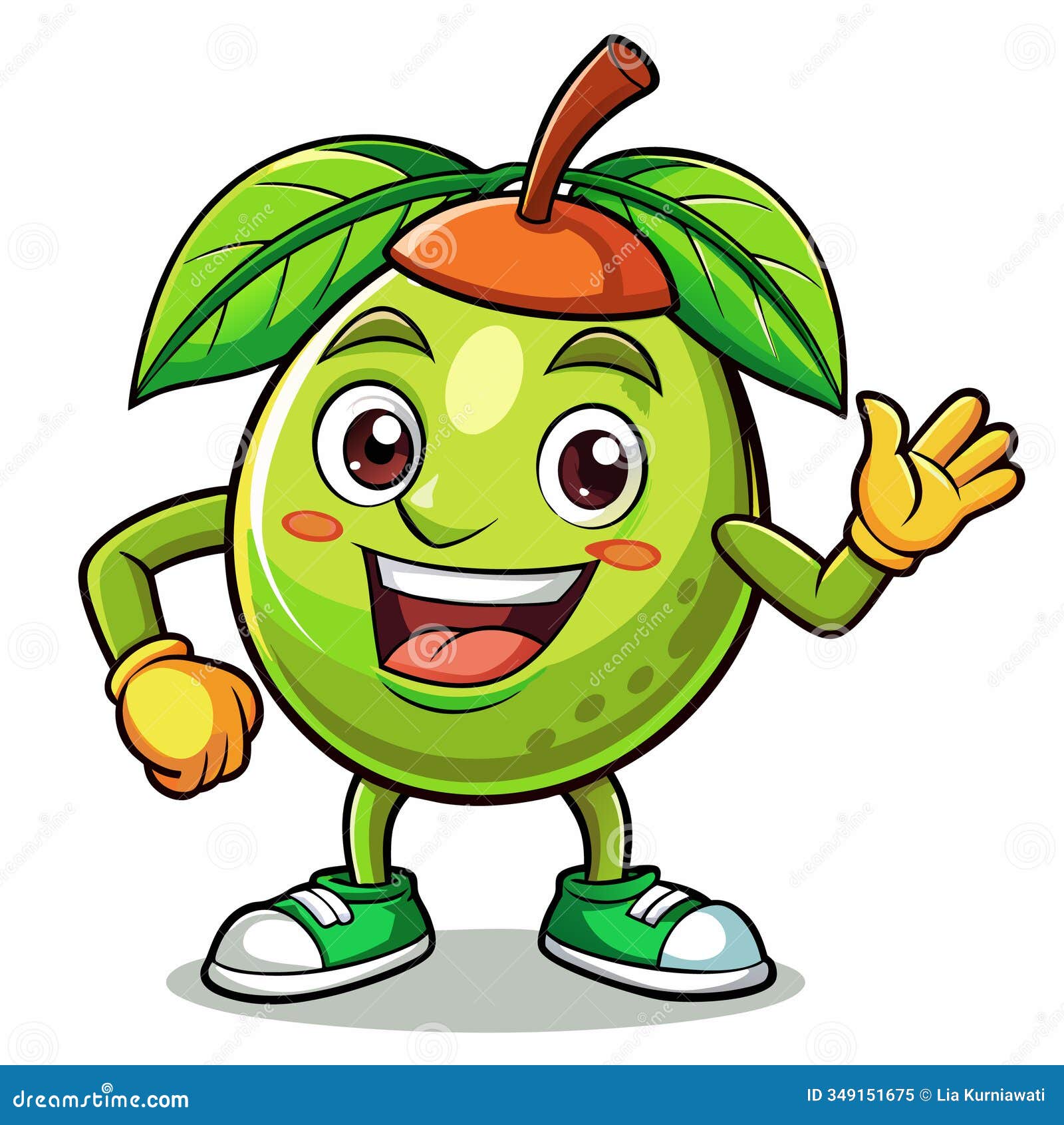 Cartoon Guava Characters Stock Photo | CartoonDealer.com #321555210