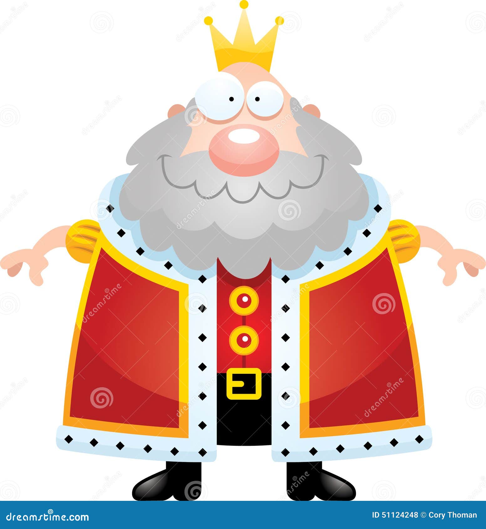 Happy King Cartoon