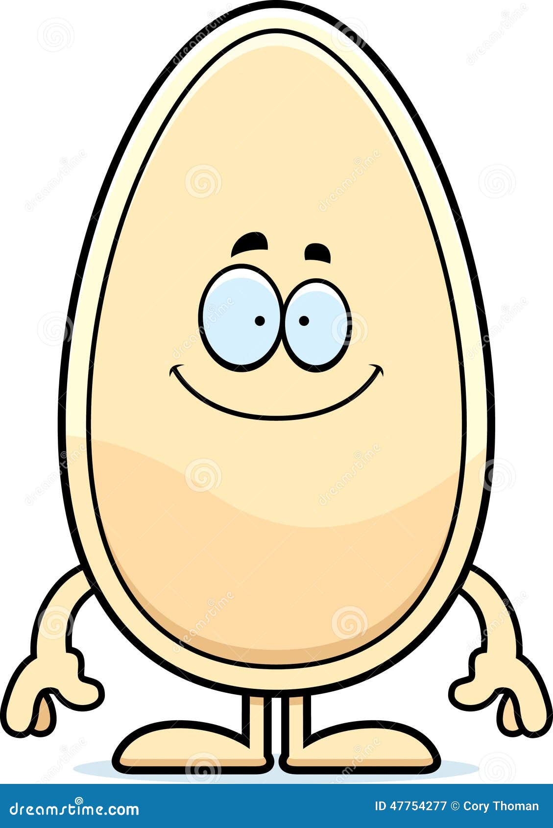 Happy Cartoon Seed stock vector. Illustration of graphic - 47754277