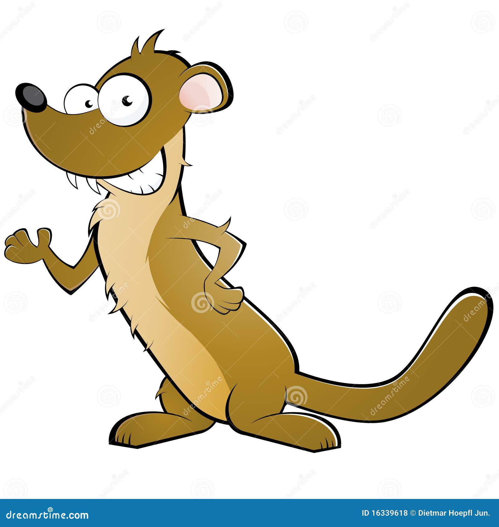 Cartoon Weasel Jigsaw Puzzle Game Vector Illustration | CartoonDealer ...