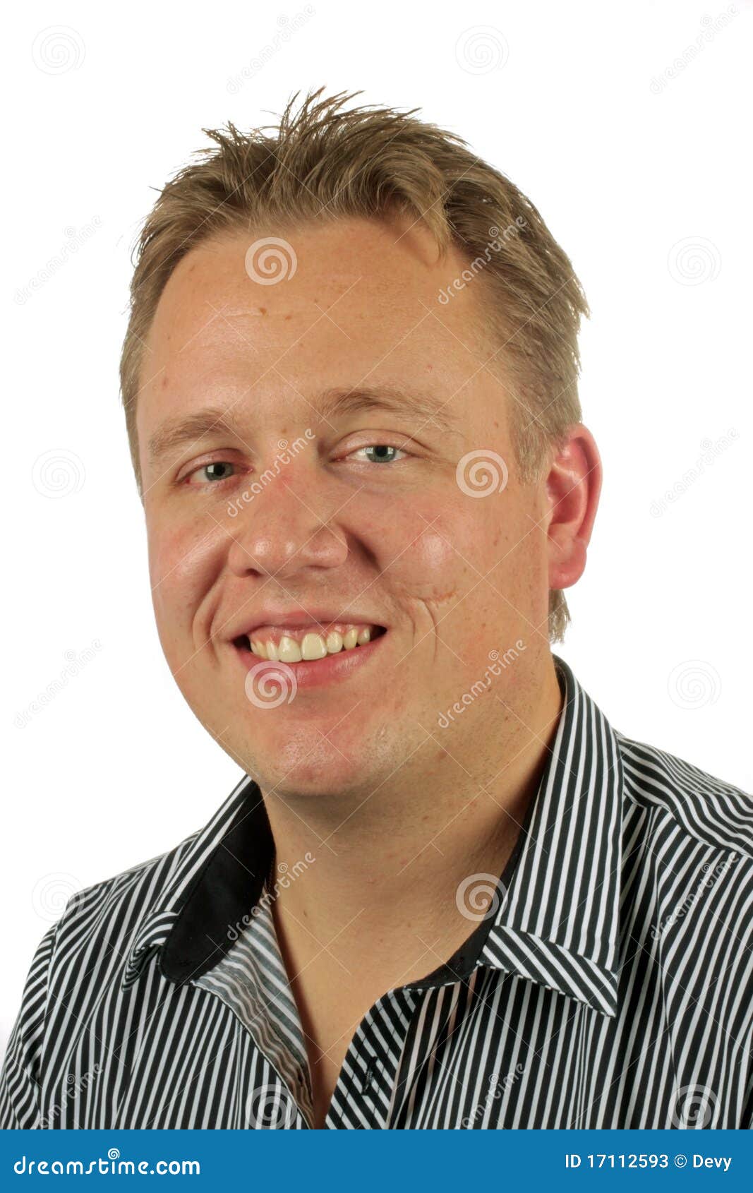 Happy Casual Blonde Guy Stock Photos - Image: 17112593