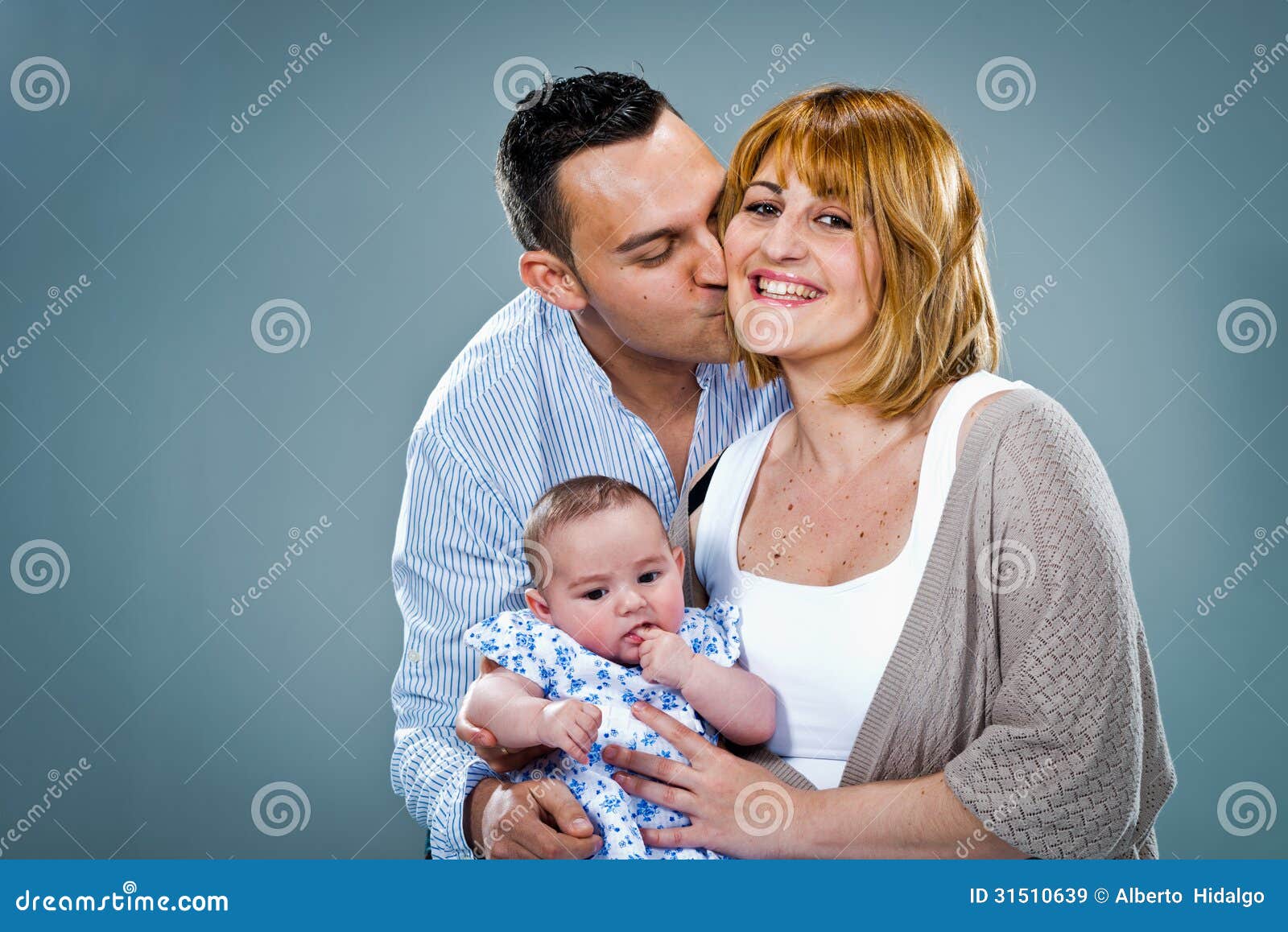 Happy Caucasian Family stock image. Image of little, male - 31510639