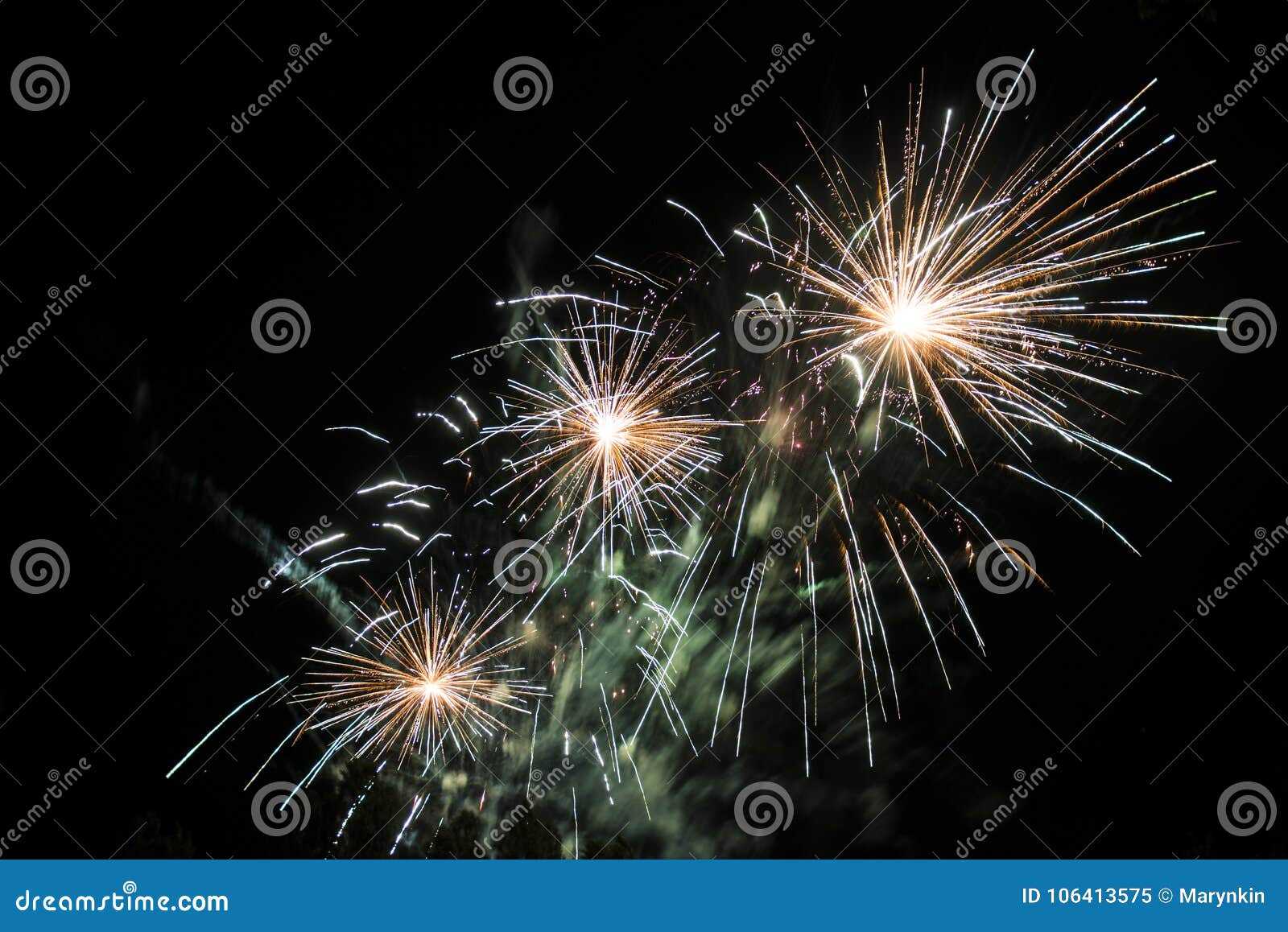 Happy celebration Firework stock image. Image of effects - 106413575