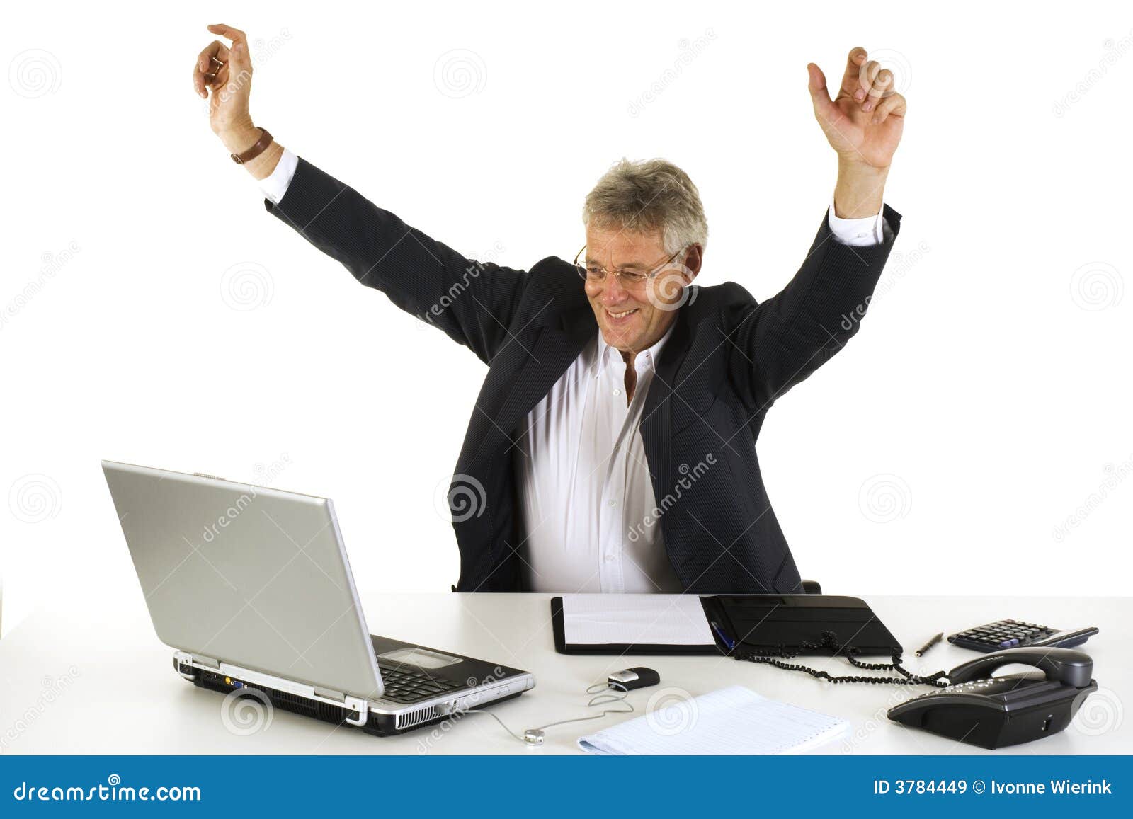 Happy CEO stock image. Image of smiling, listening, worker - 3784449