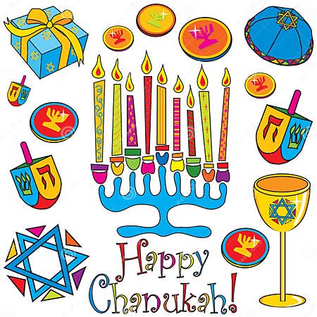 Happy Chanukah! stock vector. Illustration of colorful - 11366074