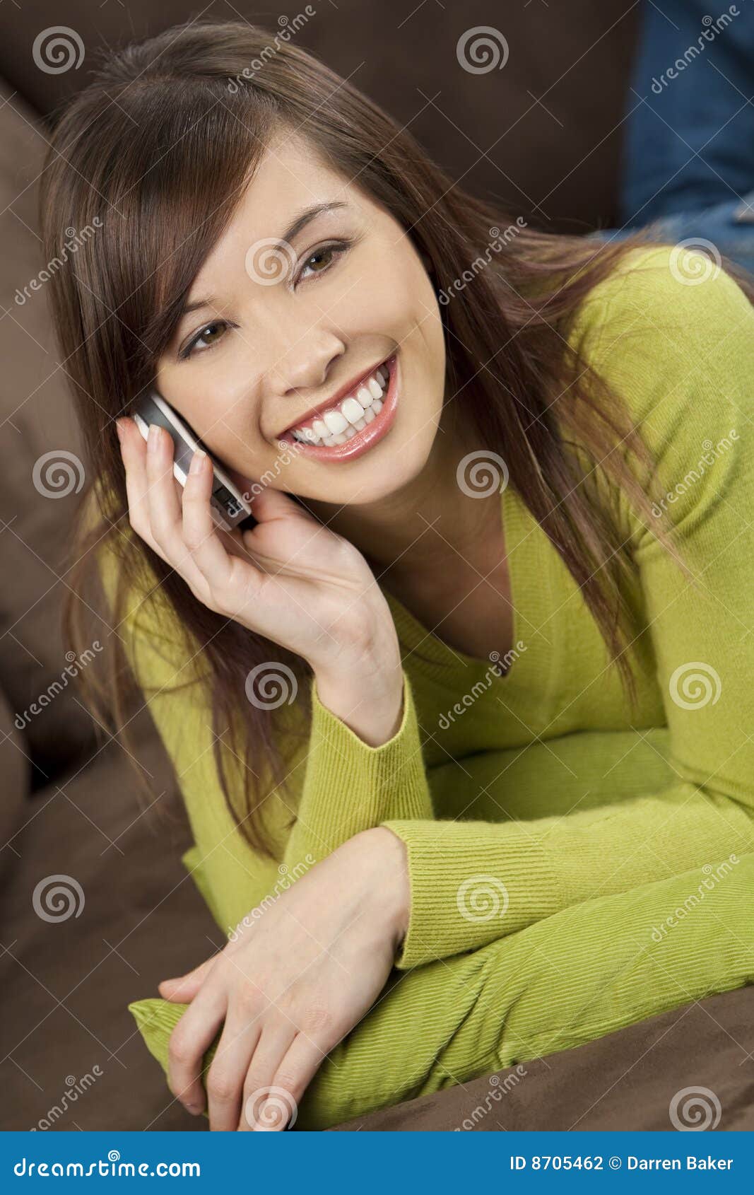 Happy Chatting stock photo. Image of mobile, cheerful - 8705462